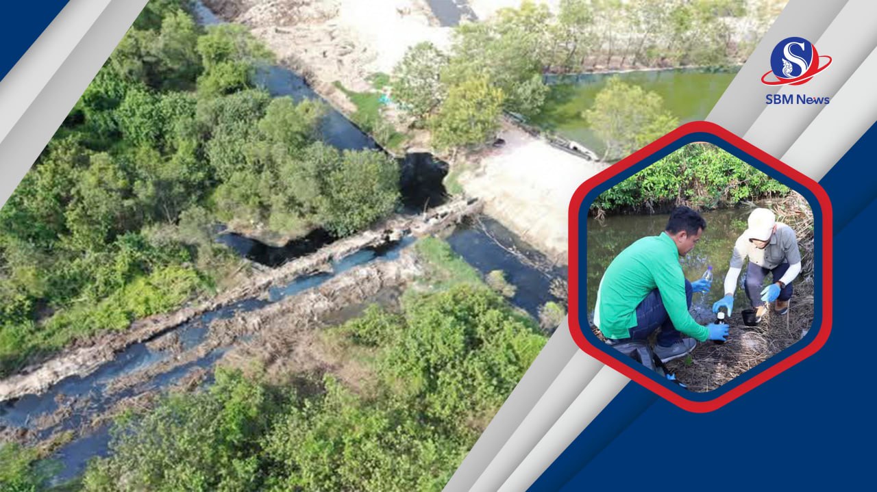 គឃ្លើនណាស់ រោងចក្រកែច្នៃស្បែកជ្រូក CS TAN លួចបង្ហូរសំណល់រាវចូលព្រែកទៀតហើយ