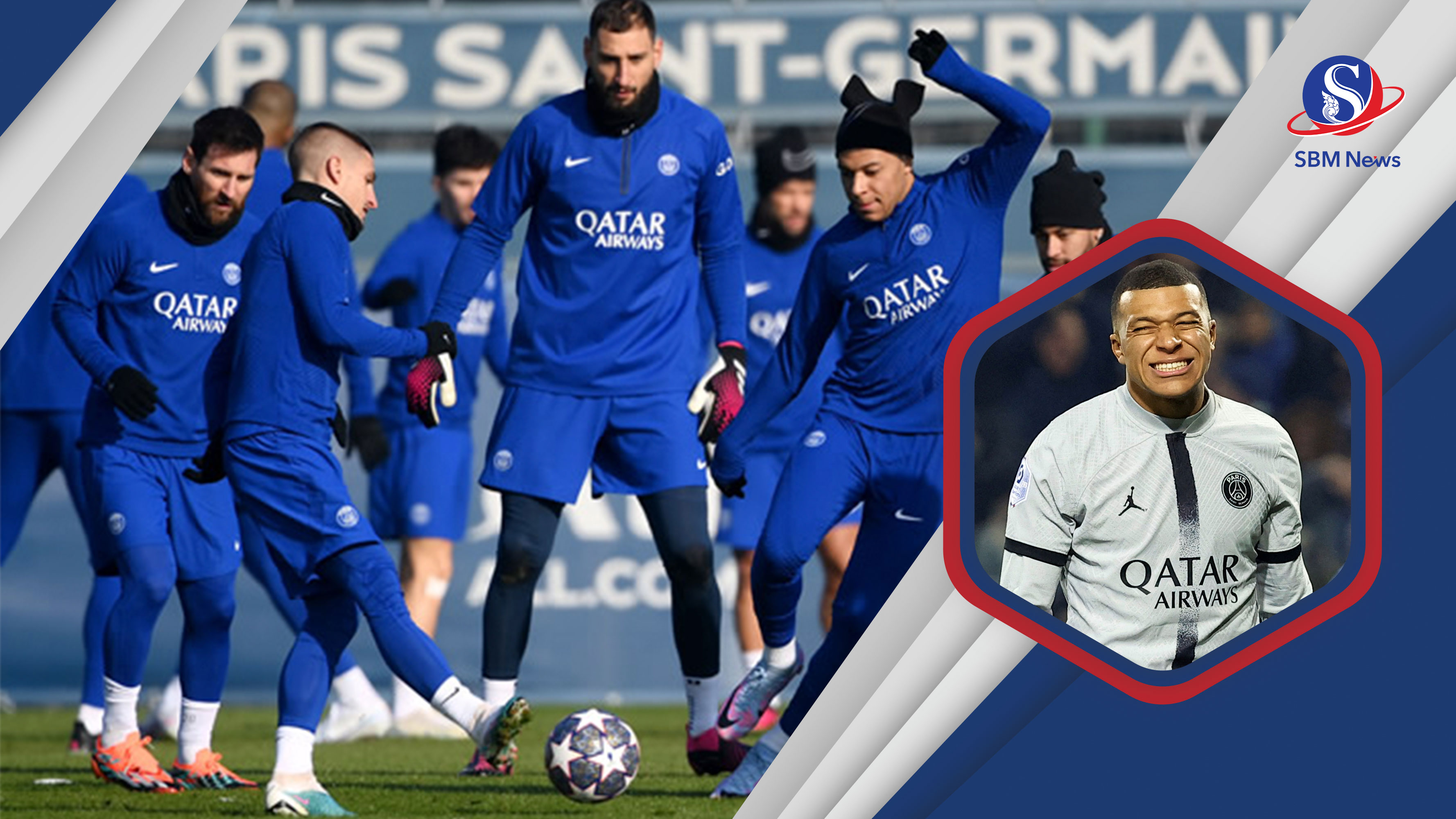 Kylian Mbappe ត្រលប់មកហ្វឹកហាត់ត្រៀមជួប Bayern នៅ UCL