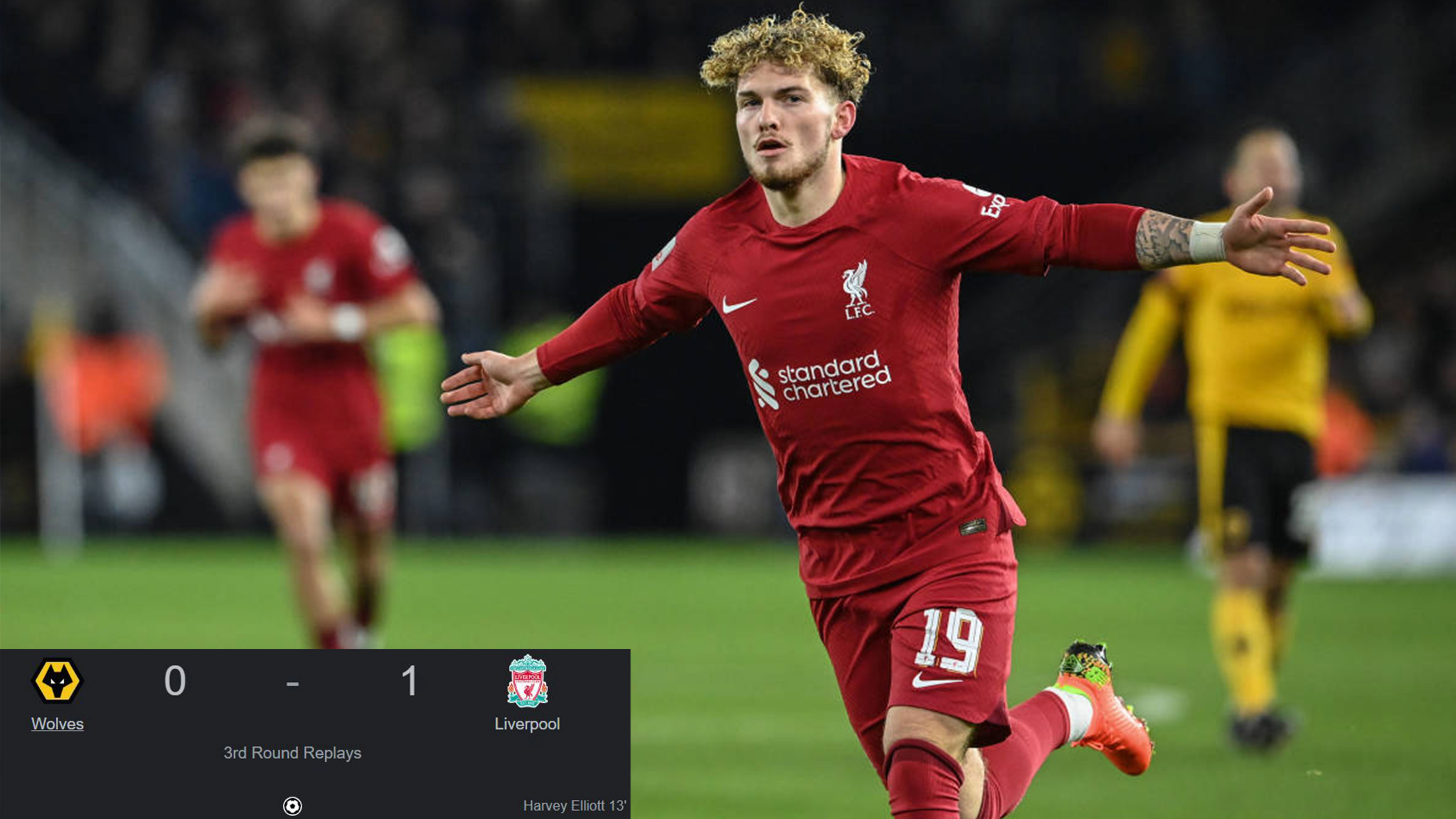 Elliott ស៊ុត១គ្រាប់ជួយឱ្យ Liverpool ឡើងទៅវគ្គបន្តពានរង្វាន់ FA Cup